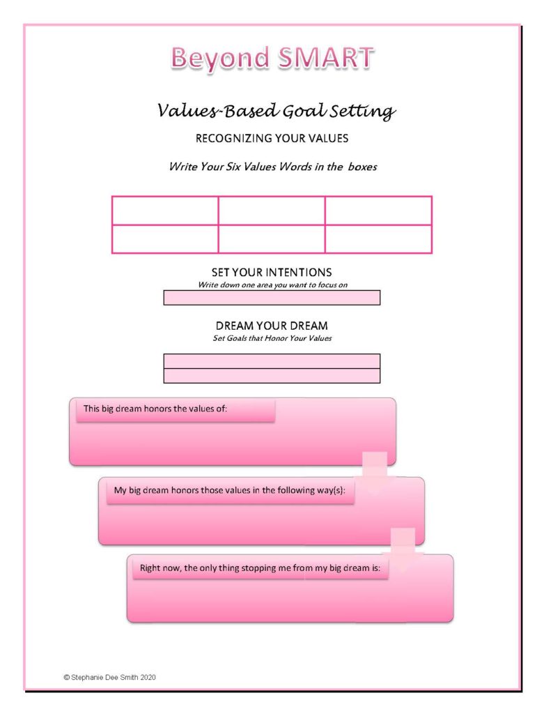 Big Dreams Worksheet - The Pink Briefcase